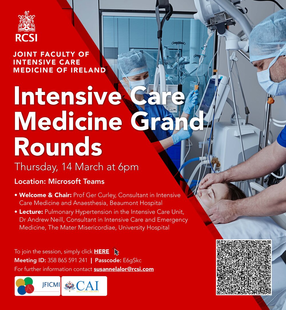 Surgical Affairs Dept - Intensive Care Medicine Grand Rounds 14.03.24