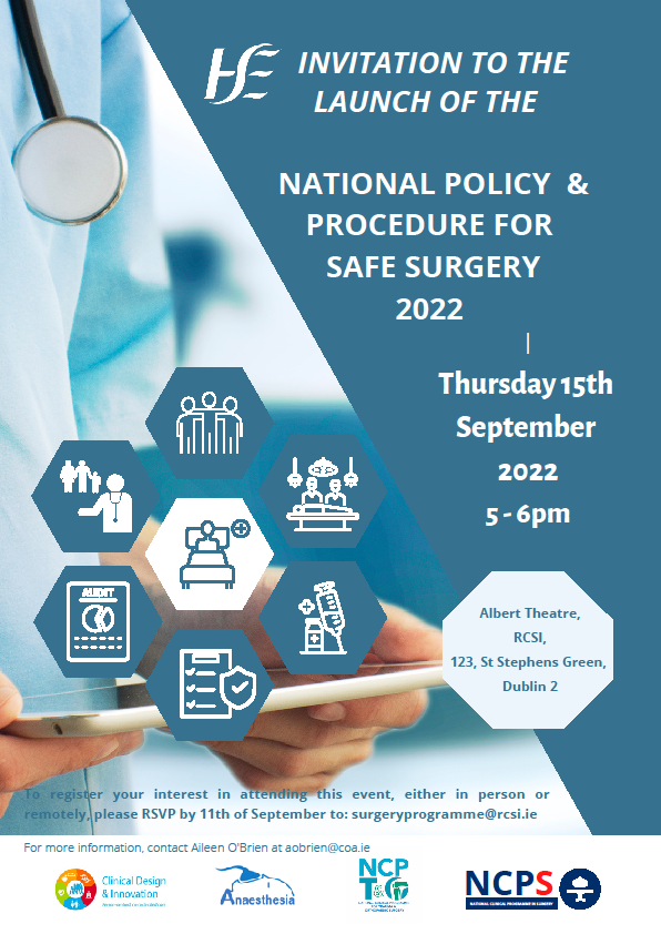 Surgical Affairs Dept - Invitations for Safe Surgery